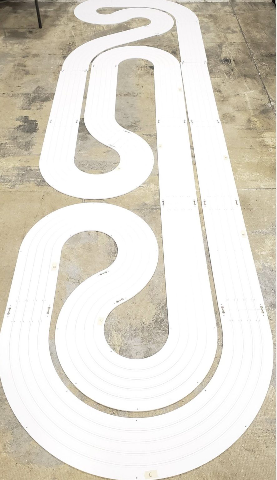 4' x 14' "SCORPION PLUS" 4 LANE TRACK KIT WITH RAIL INSTALLED FOR FREE ...