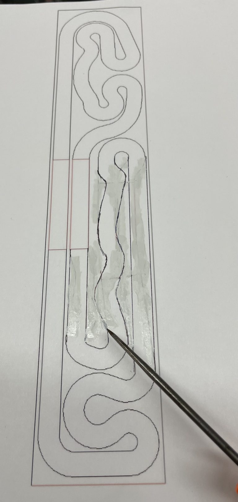 4' x 20' "VENOM KING" 4 LANE TRACK KIT WITH RAIL INSTALLED (TYPE 1 PVC ...