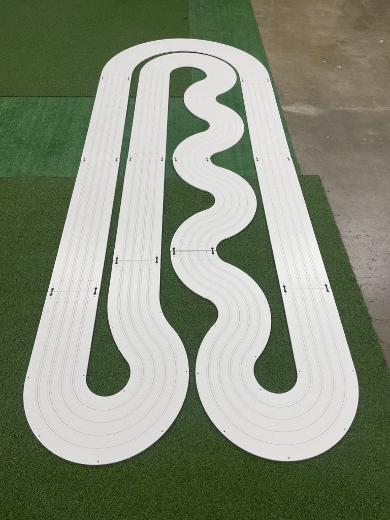 4' x 10' "SPEED DOME" 4 LANE TRACK KIT WITH RAIL INSTALLED FOR FREE ...