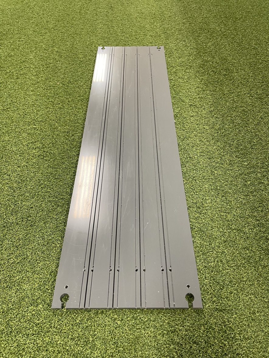 (D) 4 LANE STRAIGHT 47 INCHES LIGHT GREY TYPE 1 PVC | Musgrave Racing