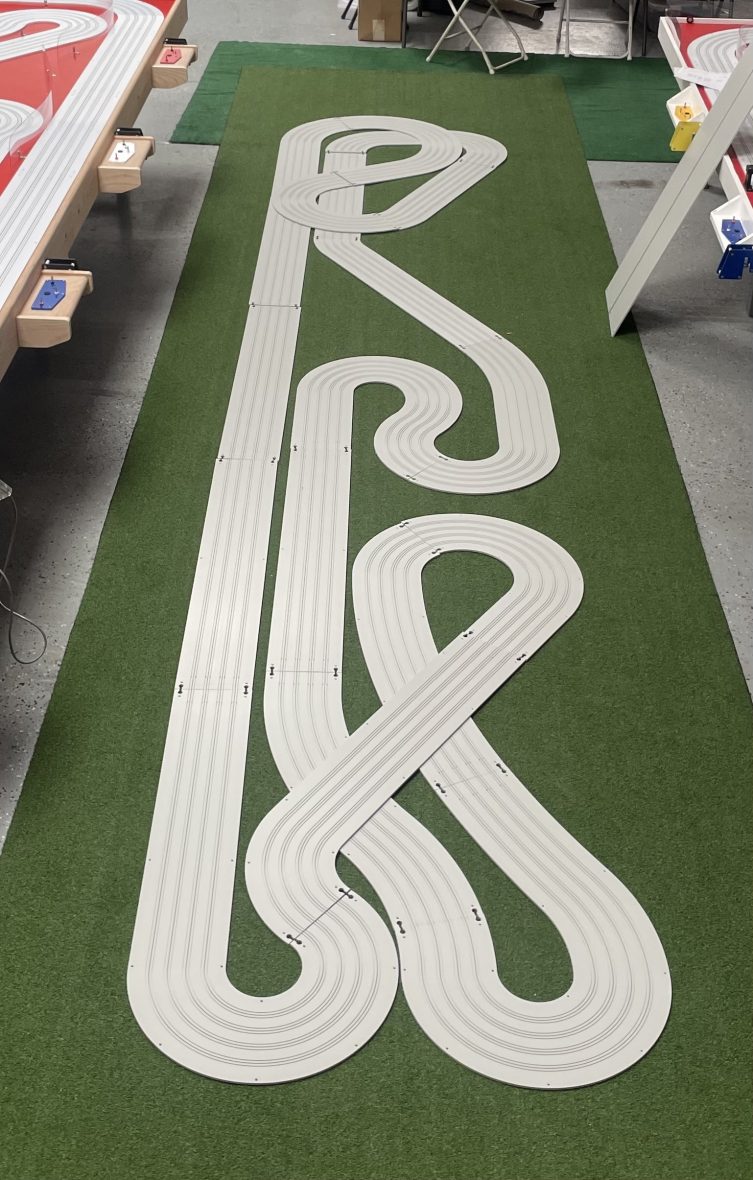 4' x 20' "SUPER D" 4 LANE TRACK KIT WITH RAIL INSTALLED FOR FREE ...