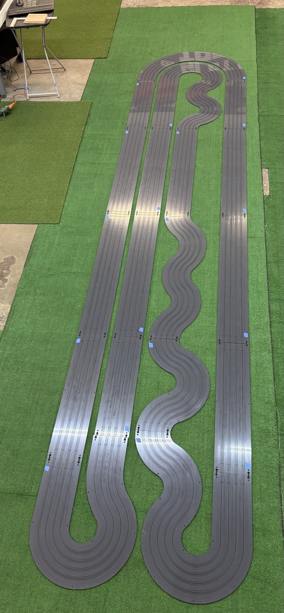 4' x 18' "SPEED DOME" 4 LANE TRACK KIT WITH RAIL INSTALLED FOR FREE ...