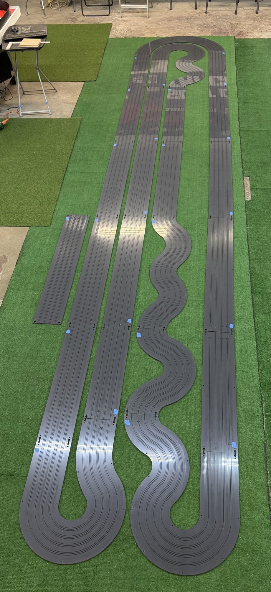 4' x 22' "SPEED DOME" 4 LANE TRACK KIT WITH RAIL INSTALLED FOR FREE ...
